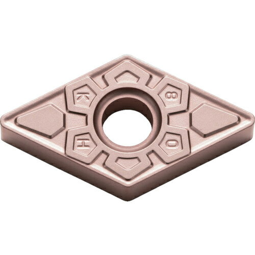 特長：高い膜強度を有するCVD膜構成にすることで、安定性を向上させた強断続加工用材種です。ダクタイル鋳鉄の強断続加工や高送り加工に最適です。用途：旋削加工用被削材：ダクタイル鋳鉄。仕様：チップ形状：ひし形55°厚さ(mm)：4.76KHブレ...