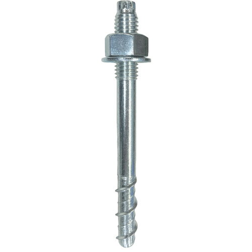 特長：インパクトドライバーで簡単に施工できます。使用後の完全撤去が可能で、撤去漏れに伴うトラブルを防止します。用途：適合床材：コンクリート。ラック・書庫・棚等取付用。仕様：ねじの呼び：M12全長(mm)：120箱入りセット内容／付属品：ソケ...