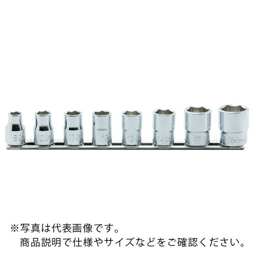 特長：6角ソケットレールセットです。仕様：差込角(mm)：9.5対辺形状：6角　●代表画像について 商品によっては、代表画像を使用している場合がございます。 商品のカラー、サイズなどが異なる商品をイメージ画像として 使用させて頂いている場合...