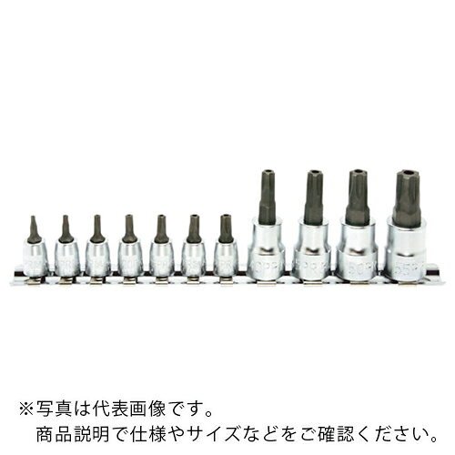 特長：イジリ止めトルクスプラスビットソケットレールセットです。仕様：差込角：1/4＆3/8　●代表画像について 商品によっては、代表画像を使用している場合がございます。 商品のカラー、サイズなどが異なる商品をイメージ画像として 使用させて頂...