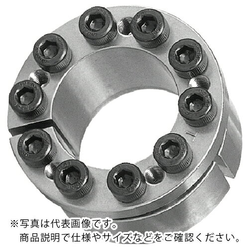 特長：広範囲の公差軸に対応可能です。用途：キー等を使わず軸とボスを締結させる摩擦式締結具です。仕様：内径(mm)：90外径(mm)：123長さ(mm)：54許容最大トルク(N・m)：8960二面幅寸法(mm)：29使用温度範囲(℃)：-30...