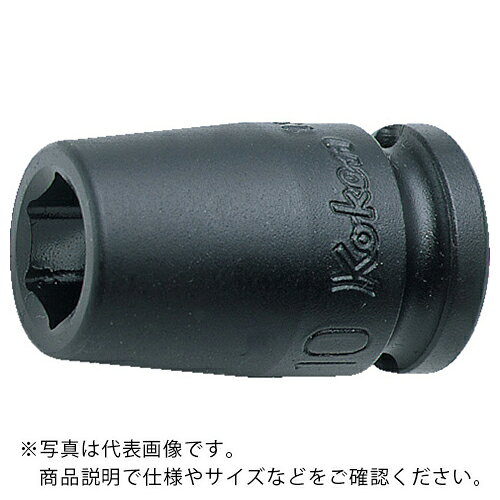 特長：ボルト／ナットに接する開口部(6角)はもちろんのこと、差込側の四角駆動部にも角を傷めずハイトルクを確実に伝える面接触のフラットドライブを採用しています。仕様：差込角(mm)：9.5対辺寸法(mm)：21全長(mm)：32対辺形状：6角...