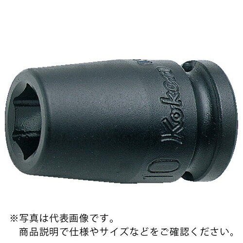 特長：ボルト／ナットに接する開口部(6角)はもちろんのこと、差込側の四角駆動部にも角を傷めずハイトルクを確実に伝える面接触のフラットドライブを採用しています。仕様：差込角(mm)：9.5対辺寸法(mm)：8全長(mm)：32対辺形状：6角適...