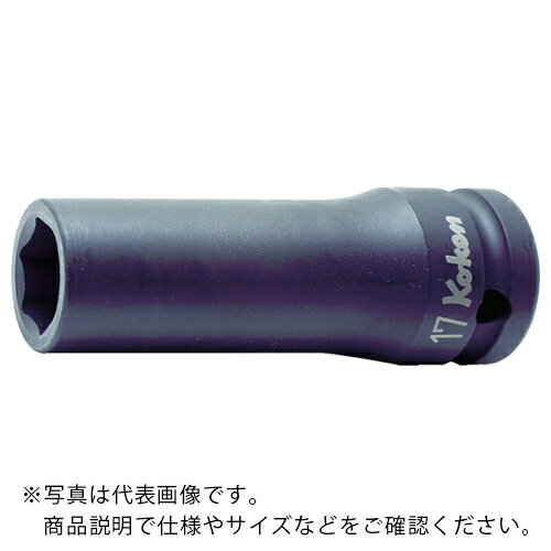 特長：ボルト／ナットに接する開口部(6角)はもちろんのこと、差込側の四角駆動部にも角を傷めずハイトルクを確実に伝える面接触のフラットドライブを採用しています。仕様：差込角(mm)：12.7対辺寸法(mm)：30全長(mm)：85対辺形状：6...