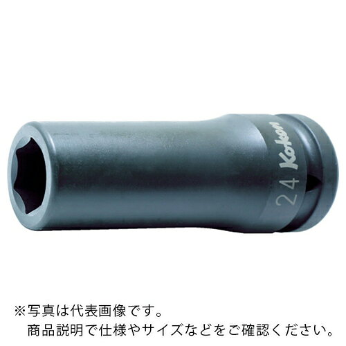 特長：ボルト／ナットに接する開口部(6角)はもちろんのこと、差込側の四角駆動部にも角を傷めずハイトルクを確実に伝える面接触のフラットドライブを採用しています。仕様：差込角(mm)：19.0対辺寸法(mm)：19全長(mm)：100対辺形状：...
