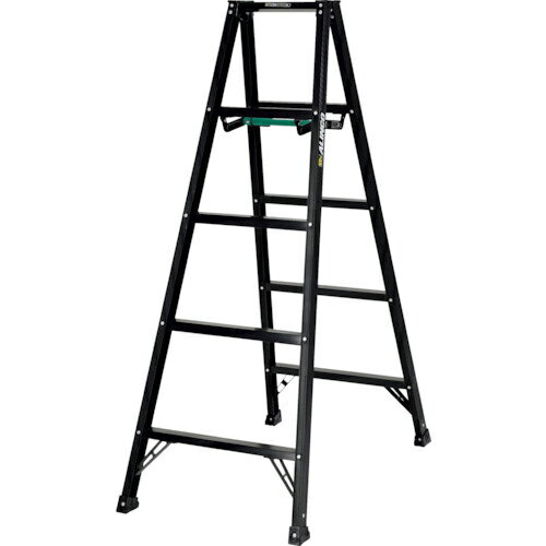 特長：軽さと収納性を追求したブラックの軽量専用脚立です。仕様：最大使用質量(kg)：100天板高さ(m)：1.41収納時全長(m)：1.49天板寸法(mm)：308×95Aマーク：認定品SGマーク：認定品踏ざん踏面幅(mm)：40収納時寸法...