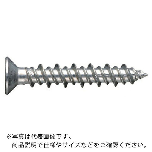 特長：プラグ不要のため、穿孔径は小径で済みます。高いねじ山と低いねじ山の両機構で相手材にしっかり固着します。用途：コンクリート・ブロック・木材用配線・配管用サドル留め、表示板取付け、内装下地材取付け、照明器具取付けなど仕様：下穴径(mm)：...