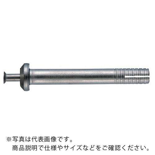 特長：取り外し不要箇所への施工に最適な、ねじなしアンカーです。機材の上から施工可能です。施工完了が一目で分かり、施工管理ができます。用途：コンクリート用配線・配管用サドル留め、面格子取付け、表示パネル取付けなど仕様：最大取付物厚さ(mm)：...