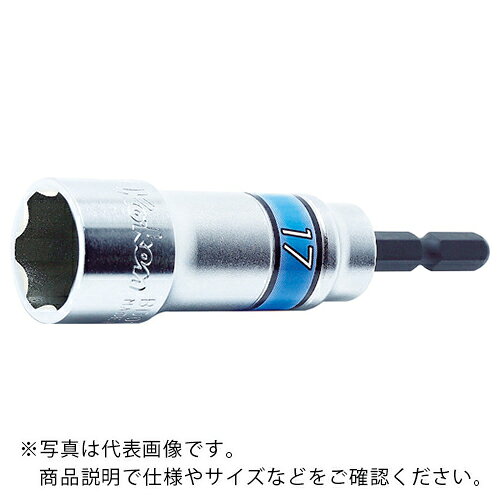 特長：新開発の超高耐久シャンクを採用しています。はめ合わせがしやすく、ボルト/ナットの角を傷めにくいサーフェイス開口です。軽量設計です。仕様：対辺寸法(mm)：8軸寸法(mm)：6.35全長(mm)：90外径(mm)：13ボルト受部深さ(m...
