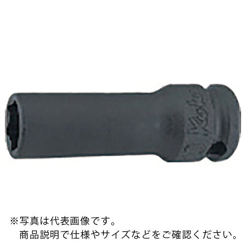 特長：ボルト／ナットに接する開口部(6角)はもちろんのこと、差し込み側の四角駆動部にも角を傷めずハイトルクを確実に伝える面接触のフラットドライブを採用しています。仕様：差込角(mm)：9.5対辺寸法(mm)：8全長(mm)：50対辺形状：6...