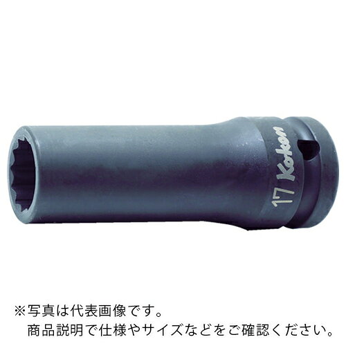 特長：ボルト／ナットに接する開口部(12角)はもちろんのこと、差し込み側の四角駆動部にも角を傷めずハイトルクを確実に伝える面接触のフラットドライブを採用しています。仕様：差込角(mm)：12.7対辺寸法(mm)：22全長(mm)：85対辺形...