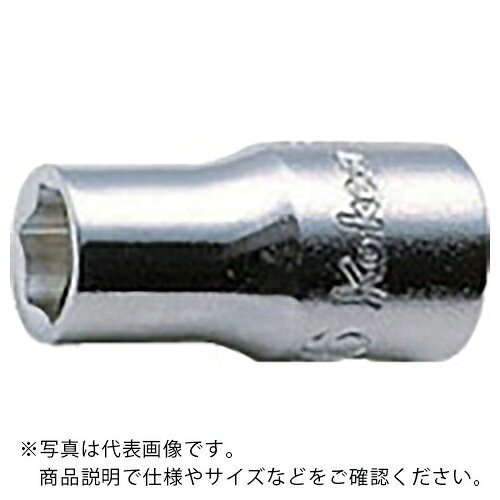 特長：ボルト/ナットに接する開口部（6角）はもちろんのこと、差し込み側の四角駆動部にも角を傷めずハイトルクを確実に伝える面接触のフラットドライブを採用しています。仕様：差込角(mm)：6.35対辺寸法(mm)：5.5全長(mm)：22対辺形...