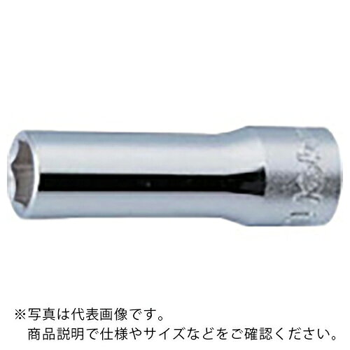 特長：ボルト/ナットに接する開口部（6角）はもちろんのこと、差し込み側の四角駆動部にも角を傷めずハイトルクを確実に伝える面接触のフラットドライブを採用しています。仕様：差込角(mm)：9.5対辺寸法(mm)：14全長(mm)：55対辺形状：...