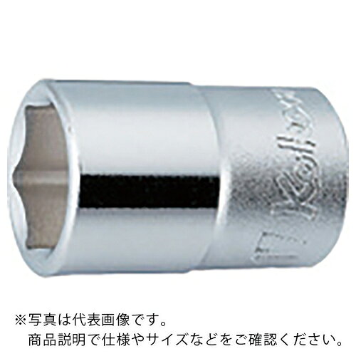 特長：ボルト/ナットに接する開口部（6角）はもちろんのこと、差し込み側の四角駆動部にも角を傷めずハイトルクを確実に伝える面接触のフラットドライブを採用しています。仕様：差込角(mm)：12.7対辺寸法(mm)：8全長(mm)：36対辺形状：...