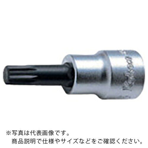 特長：全長140mmのトルクスビットソケットです。ラチェットハンドルを始めとする各種ハンドル類と組み合わせることにより、L型レンチでは不可能な作業が可能となります。仕様：呼びNo.：T30先端寸法(mm)：5.6差込角(mm)：9.5全長(...