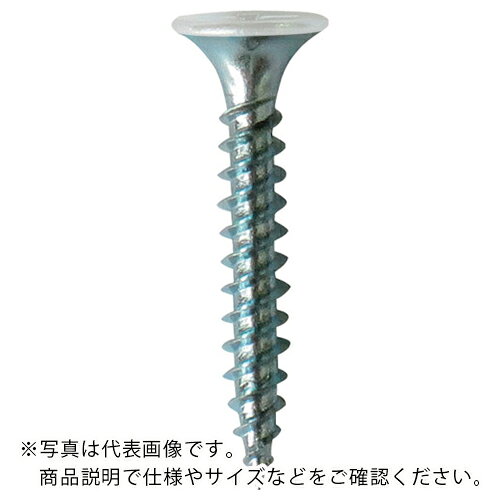 特長：壁や天井材を鋼製下地材に締結するビスです。用途：壁や天井材を鋼製下地材に締結するビスです。仕様：寸法(mm)d：3.5全長(mm)：41頭部径(mm)：7寸法(mm)d×全長：3.5×41タイプ：ラッパ頭ラッパ頭頭部、白色材質／仕上：...
