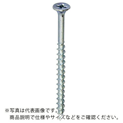 特長：ねじ山の間隔が長く(粗目)ねじの溝が深い、電動工具を使って作業するもっとも一般的な木工用ビスです。用途：木工用。仕様：寸法(mm)d：4.2全長(mm)：75ねじ部長さ(mm)：50タイプ(全ねじ/半ねじ)：半ねじ適合ドライバー：プラ...