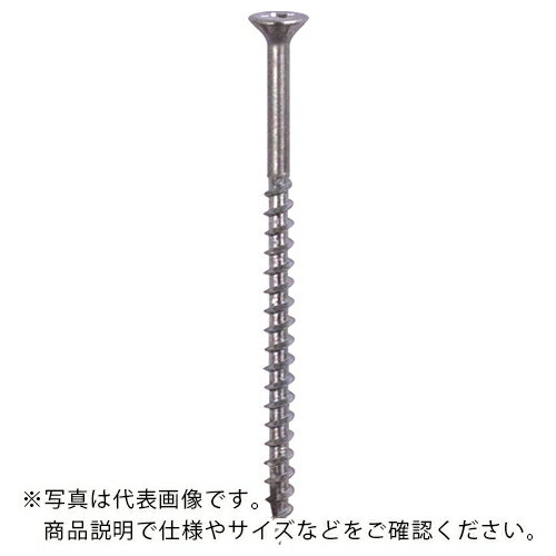 特長：軸が細く打ち込みやすいです。先端先割れ加工により、木材に食いつきやすく木割れ防止効果があります。錆に強いステンレス製です。仕様：適合ドライバー：2寸法(mm)d×全長：3.8×75材質／仕上：SUS410パシペート　●代表画像について...