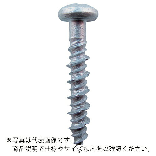 特長：プラグを使用せず、下穴のみでコンクリートに使用できます。用途：コンクリート・モルタル・ブロック・レンガにスイッチボックスやサドルなどの留め付けに。仕様：呼び径d(mm)：4長さ(mm)：32頭部径(mm)：7.0埋込深さ(mm)：27...