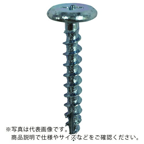 特長：ねじ部にセレーション加工(ねじ山に切れ目をいれている)を施しているため、ストレスなく打ち込むことが出来ます。大きな頭でガッチリ固定します。用途：補強金具などの金具の留めつけや、木材同士の留めつけ時のめり込み防止に。仕様：寸法(mm)d...
