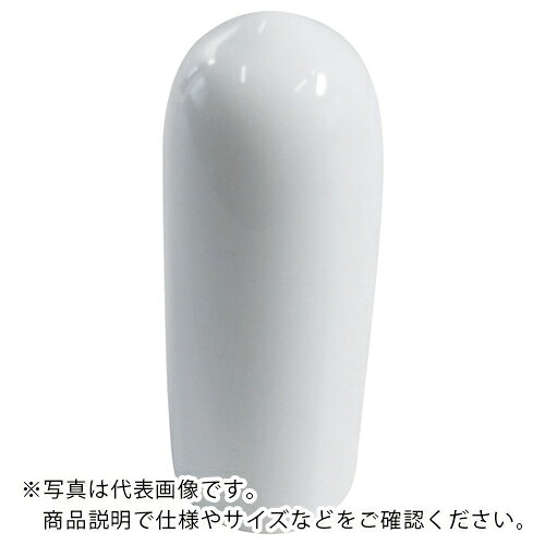 特長：全ねじに被せるキャップです。キャップ内側にネジを切ってあり、下向きのボルトに装着しても抜け落ちません。内部のネジ切り加工の為、ビニールテープによる2次加工が不要です。用途：全ねじ、ボルト、Uボルト、アンカーなどに。仕様：色：白寸法(m...