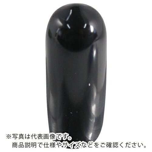 特長：全ねじに被せるキャップです。キャップ内側にネジを切ってあり、下向きのボルトに装着しても抜け落ちません。内部のネジ切り加工の為、ビニールテープによる2次加工が不要です。用途：全ねじ、ボルト、Uボルト、アンカーなどに。仕様：色：黒寸法(m...