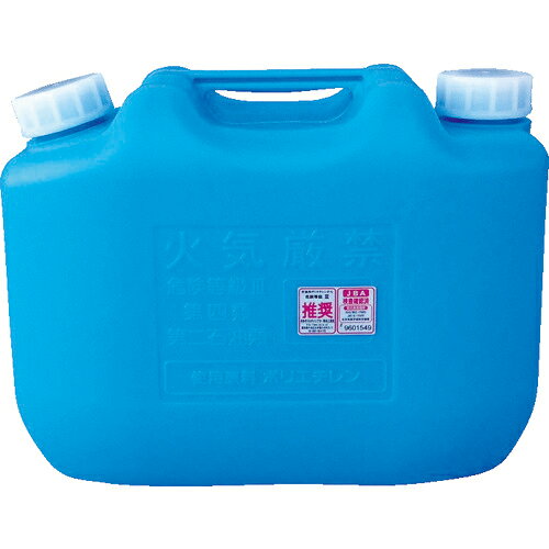 特長：灯油専用缶です。JISマーク認証表示付タンクです。日本ポリエチレンブロー製品工業会の推奨品です。用途：灯油の運搬に。仕様：容量(L)：10色：ブルー幅(mm)：178奥行(mm)：335高さ(mm)：233パッキン付キャップ目盛なし材...