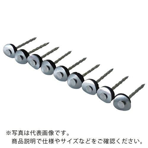 特長：耐食性のいいSUS304ステンレス製です。保持力のあるパワースクリュー加工を施しています。用途：波板の取り付けに。仕様：番手(#)：12色：素地長さ(mm)：50太さ(mm)：2.4箱入数(本)：90（9本×10連）袋入数(本)：90...