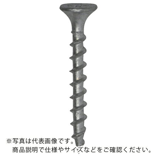 特長：ラスパート処理なので耐薬品性・耐食性に優れています。パテ乗りのいい梨地頭です。用途：壁や天井の石膏ボードに。仕様：寸法(mm)d：3.9全長(mm)：28ねじ部長さ(mm)：22頭部径(mm)：8.2適合ドライバー：プラスNO.2表面...