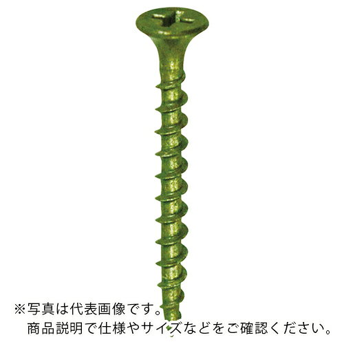 特長：耐食性に優れたカラーラスパート処理を施しています。木材のカラーに合わせて使用できます。ねじ全体に色がついたタイプです。仕様：寸法(mm)d：3.8全長(mm)：51タイプ(全ねじ/半ねじ)：全ねじ適合ドライバー：プラスNo.2頭部径d...
