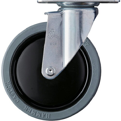 特長：旋回時、車輪回転時の音の発生を低減します。RoHS適合品です。用途：静音が必要な機器に。仕様：許容荷重(daN)：60許容荷重(kgf)：61.2車輪径D(mm)：125車輪幅(mm)：27取付高H(mm)：148取付座A(mm)：1...