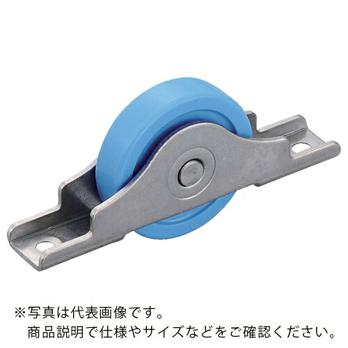特長：耐油性・耐摩耗性に優れています。用途：一般住宅に適しています仕様：許容荷重(daN)：9.8許容荷重(kgf)：10車輪径(mm)：30車輪幅(mm)：9取付高H(mm)：6取付座A(mm)：68取付座B(mm)：14取付穴径P(mm...
