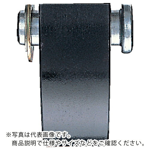 特長：ベアリング使用により回転がスムーズ・耐久性に優れています。用途：ロタ・重量戸車の取替用など仕様：車輪径D(mm)：60車輪幅B(mm)：26ボス幅B1(mm)：29穴径F(mm)：10材質／仕上：車輪：鋳物　●代表画像について 商品に...