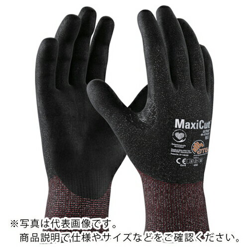 特長：特許取得のマイクロ発泡ニトリルコーティングは熱と蒸れを360°全方向から放出し、手の温度を最適に保ちます。マキシカット[[R上]]・ウルトラ[[TM上]]は薄さ・快適性・耐久性を高めており、耐切創手袋でありながら柔らかく機能性・快適性...