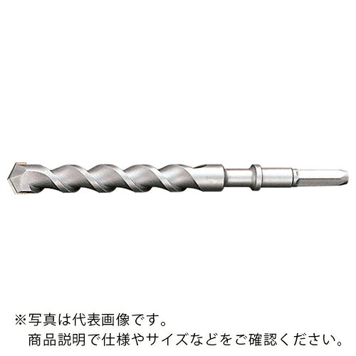 特長：打撃回転力をロスなく効率的に伝えるハンマードリル専用ビットです。六角軸ビットで強力タイプです。用途：被削材:コンクリート。仕様：刃径(mm)：38.0有効長(mm)：162全長(mm)：280シャンク径(mm)：13適合機種：ハンマー...