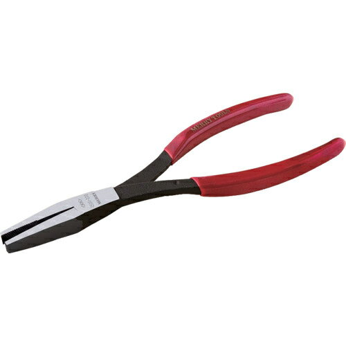 特長：先端はクロス目のギザ付で軽い力で強くつかめ、強靭で軽量です。用途：板物・バネ等の掴み・引っ張りに。仕様：全長(mm)：200A(mm)：38先端形状(mm)：5×7ソフトカバー付材質／仕上：炭素鋼グリップ：ポリ塩化ビニール　●代表画像...