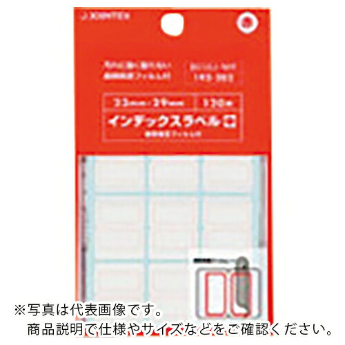 特長：汚れに強く、破れない。透明保護フィルム付きインデックスラベルです。仕様：色：赤縦(mm)：23横(mm)：29種別：中（縦23×横29mm）シート入数：10枚入数：120片種別：中（縦23×横29mm）材質／仕上：基材：上質紙、透明保...