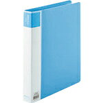 特長：スマートバリューの丸型リングファイルです。仕様：色：ブルー規格：A4−S穴数：2穴適正収容数：210枚背幅：37mm表紙厚：0．9mm外形寸法：縦307×横235mm穴間隔：80mmリング内径：26mm穴数(個)：2穴リングファイル内...