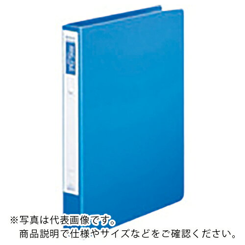 特長：表紙は丈夫で長持ちし、両面PP貼り加工で水にも強いです。片手でつまんで開閉する樹脂製とじ具を採用しています。仕様：色：ブルー規格：A4−S穴数：2穴適正収容数：200枚背幅：36mm表紙厚：1．0mm外形寸法：縦306×横235mm穴...