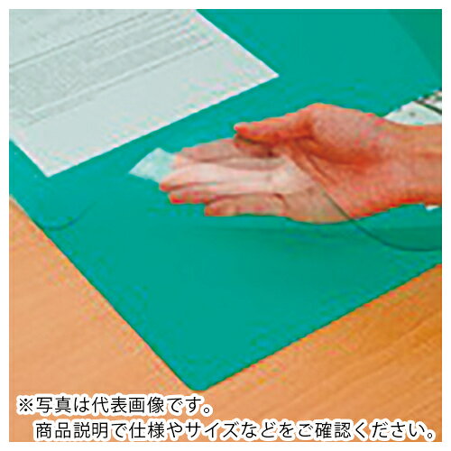 仕様：寸法：縦450×横600mm下敷付き上部マットと下敷きは接合せず、別々。材質／仕上：マット：ポリ塩化ビニル1．7mm厚（グリーン透明）、下敷：ポリエチレンスポンジ（グリーン）2mm厚　●メーカー取寄商品について 本商品はメーカーからの...