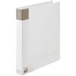 特長：スマートバリューの丸型リングファイルです。仕様：色：クリア規格：A4−S穴数：2穴適正収容数：210枚背幅：37mm表紙厚：0．9mm外形寸法：縦307×横235mm穴間隔：80mmリング内径：26mm穴数(個)：2穴リングファイル内...