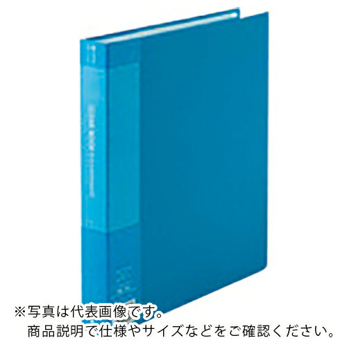 特長：スマートバリューのクリアーブックです。背表紙は書き込みのできるタイプです。仕様：色：ブルー規格：A4−Sポケット数：60枚背幅：35mm表紙厚：1．0mmポケット厚：0．05mm外形寸法：縦307×横240mm1箱入数：10冊クリアフ...