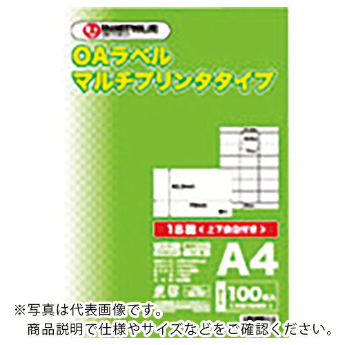 特長：マルチプリンタタイプのOAラベルです。仕様：規格：18面白色度(%)：約80％坪量：118g／[[M2]]適合機種：カラーコピー機、モノクロコピー機、カラーレーザー、モノクロレーザー、インクジェット、熱転写プリンタ総厚：124μmラベ...