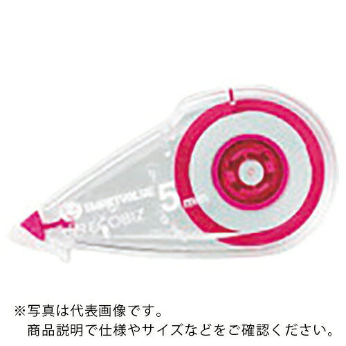 特長：コンパクトでもたっぷり使えます。大量購入にもオススメです。仕様：本体色：ピンクテープサイズ：幅5mm×長さ8m外形寸法：幅16×奥70×高37mm1セット入数：20個（10個入×2箱）梱包形態：個包装PP袋修正テープ（使いきりタイプ）...