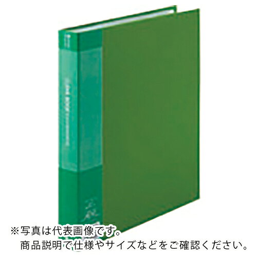 特長：スマートバリューのクリアーブックです。背表紙は書き込みのできるタイプです。仕様：色：グリーン規格：A4−Sポケット数：60枚背幅：35mm表紙厚：1．0mmポケット厚：0．05mm外形寸法：縦307×横240mmクリアファイル(ポケッ...