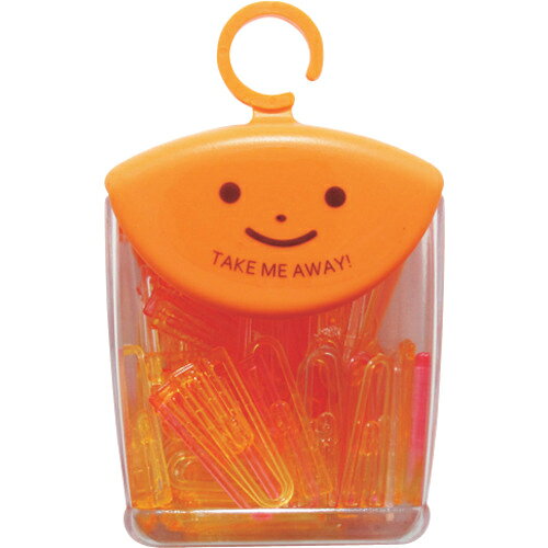 特長：収納便利なスライド式で可愛くおしゃれなPOPカラーケース入のクリップシリーズです。仕様：色：クリアフルーツカラー3色アソート寸法：全長25mm（形状・三角形）包装：フック付ケース（蓋：PP　容器：PS）入数：約70本材質／仕上：PS樹...