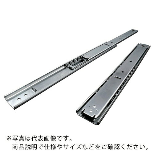 特長：ボールベアリングを採用した精密スライドレールです。用途：コンピュータ、コピー機、計測器、家電製品、スチール家具など。仕様：幅(mm)：9.5高さ(mm)：35.3長さ(mm)：304.8移動距離(mm)：224定格荷重(N)ペア/垂直...