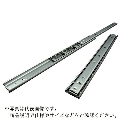 特長：ボールベアリングを採用した精密スライドレールです。用途：コンピュータ、コピー機、計測器、家電製品、スチール家具など。仕様：幅(mm)：9.5高さ(mm)：27長さ(mm)：550移動距離(mm)：408定格荷重(N)ペア/垂直：157...