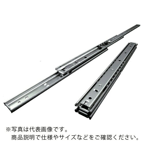 特長：ボールベアリングを採用した精密スライドレールです。用途：コンピュータ、コピー機、計測器、家電製品、スチール家具など。仕様：幅(mm)：19.1高さ(mm)：27長さ(mm)：350移動距離(mm)：376定格荷重(N)ペア/垂直：29...
