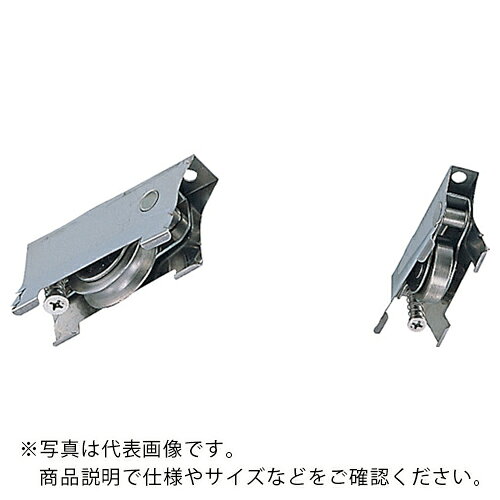 特長：ワンタッチで取付可能です。高さ調整機能付です。（調整幅38mm）用途：窓・玄関・引戸など。サッシ取替用。仕様：耐荷重(kg)2個使用時：10車輪径D(mm)：20全長A(mm)：50アルミ幅K(mm)：10〜13アルミ高さ(mm)：2...